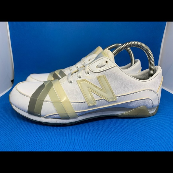 New Balance | Shoes | New Balance 47 White Running Athletic Leather ...